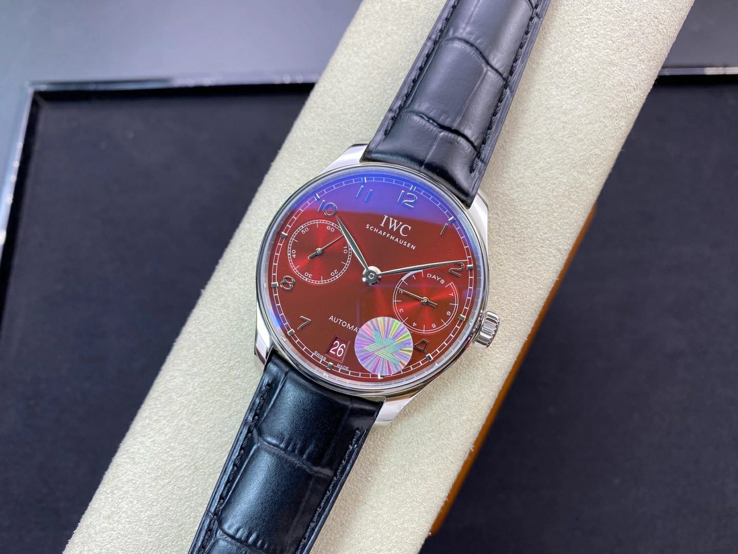 YL厂 IWC万国表葡萄牙七日链系列IW500714 葡七 葡7 皮带正装腕表 - 阿默表行AmoWatch-阿默表行AmoWatch