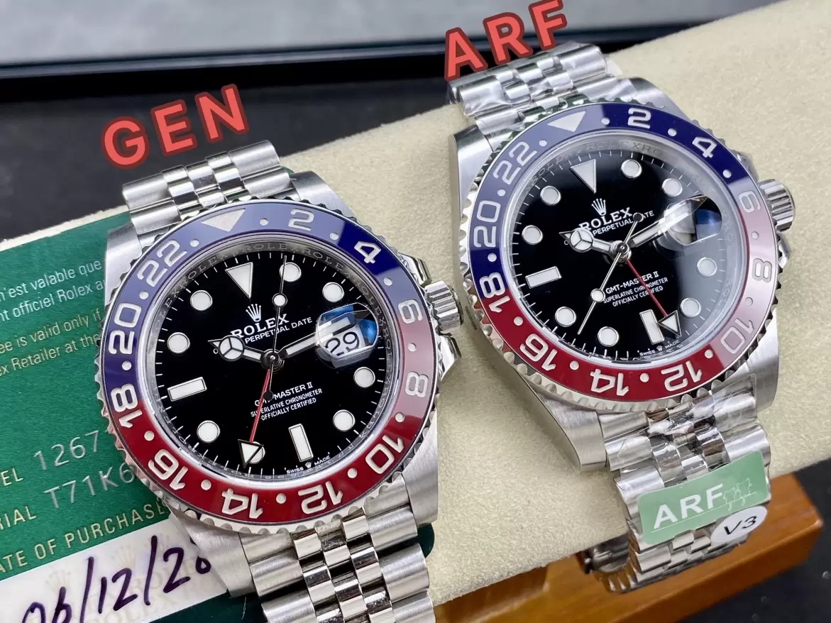 Rolex GMT-Master II 126710 BLRO Blue/Red Ceramic ARF Factory 1:1 Best ...