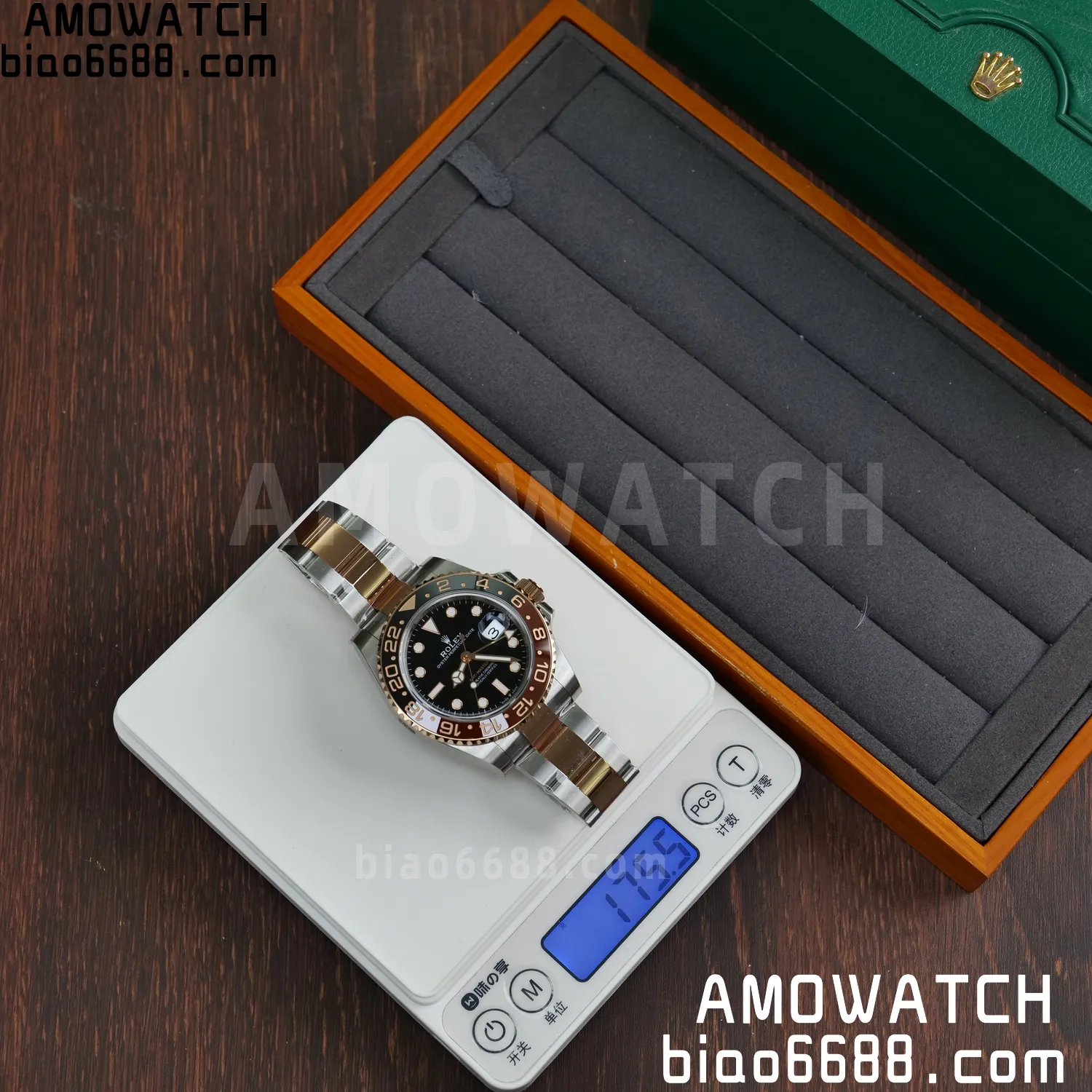 Rolex GMT-Master II 126711 CHNR VSF1:1 Best Edition on Black Dial SS/RG ...